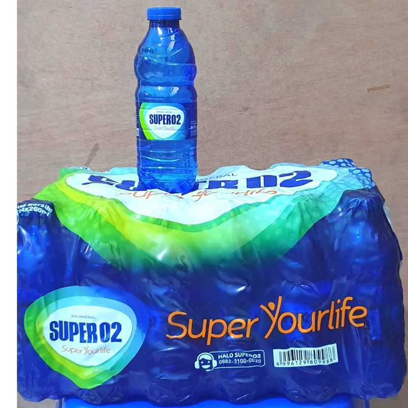 Jual Super O2 Air Oksigen 200ml x 24 botol di Seller TOKO SENTOSA ...