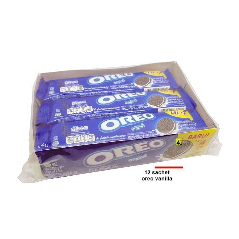Jual Oreo - Biskuit Sandwich Vanilla - Kemasan Pack Isi 12 Sachet Di Seller Cemilan4u - Babakan ...