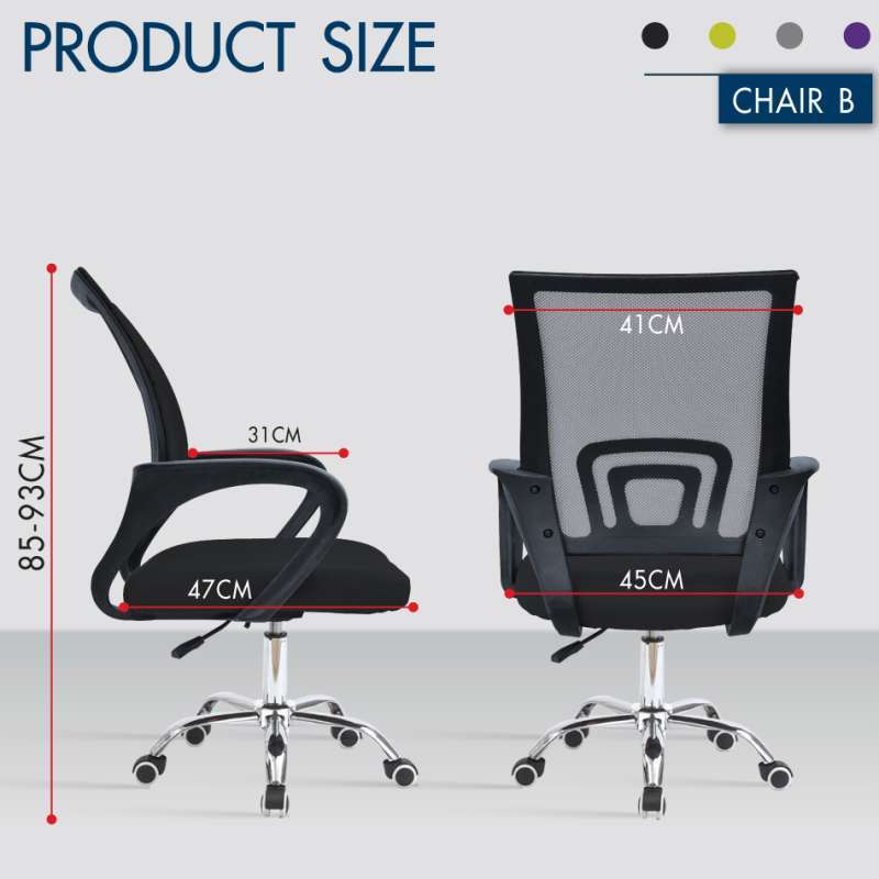 Jual B&g Kursi Kantor Kursi Kerja Kursi Jaring Office Chair Kursi ...