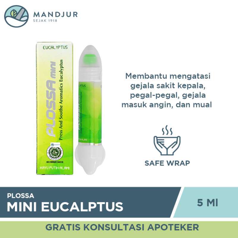 Jual Plossa Mini Minyak Angin Aromatherapy Eucalyptus di Seller Apotek ...