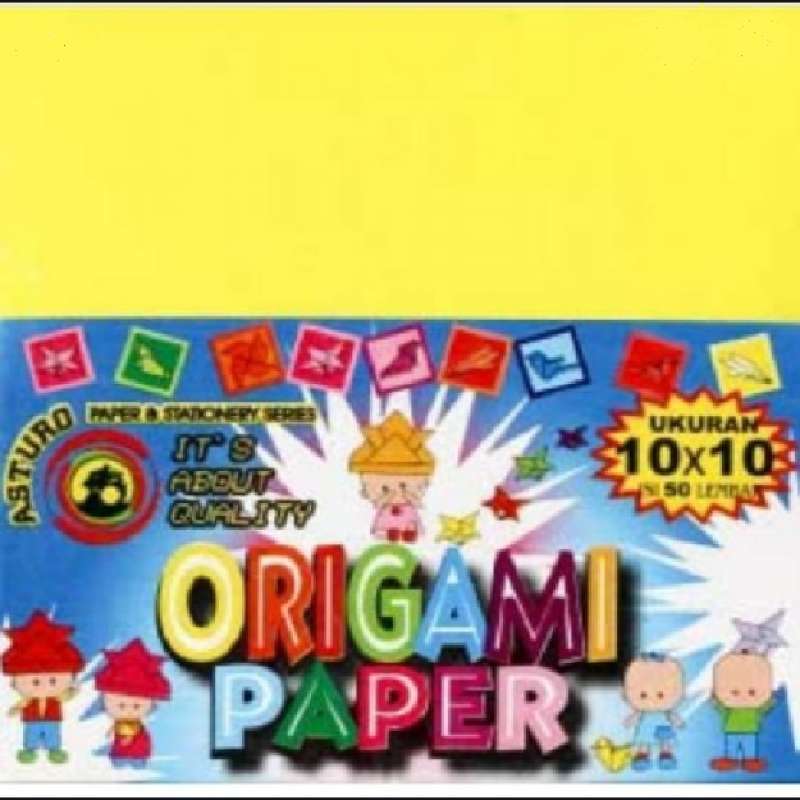 Jual Kertas Origami Asturo 10 x 10 cm / Kertas Origami 10 Warna ...