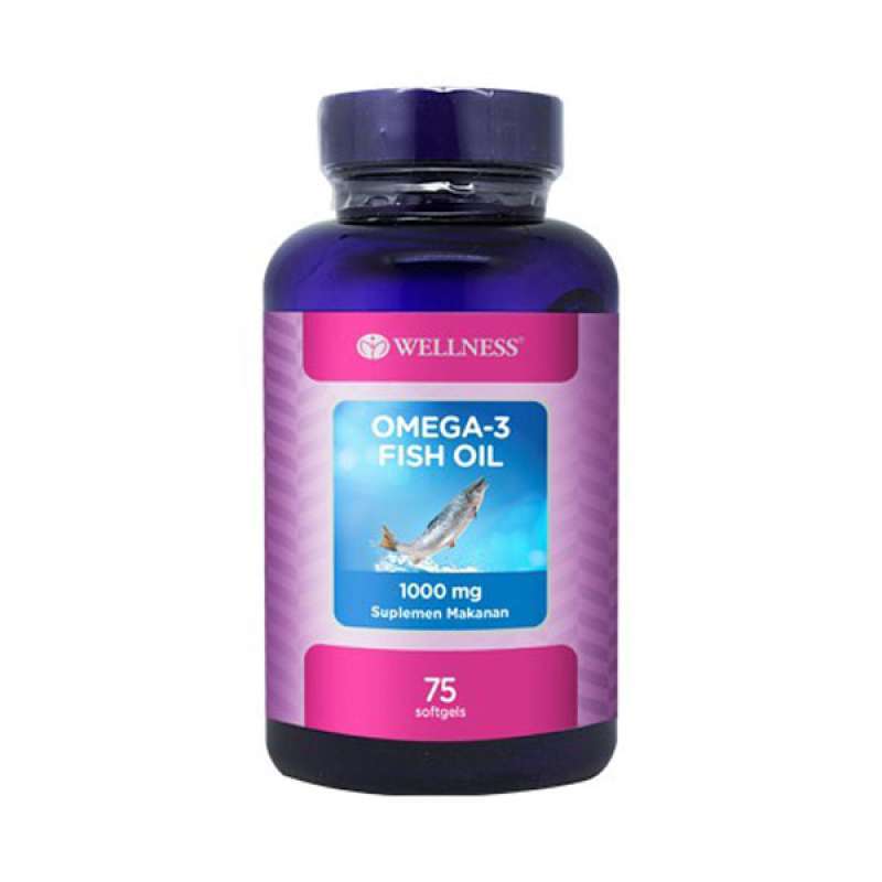 Jual Wellness Omega 3 Fish Oil 75 Soft - Multivitamin Di Seller Tsoku ...