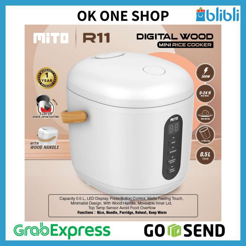 Jual Mito Rice Cooker Digital Mini R11 0.5 Liter [jadetabek] Di Seller ...