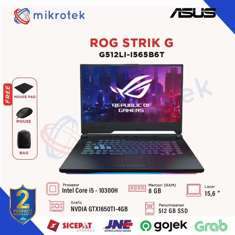 Jual ASUS ROG Strix G512LI-I565B6T-O [i5-10300H/ 15.6 FHD 144Hz/ DDR4 ...