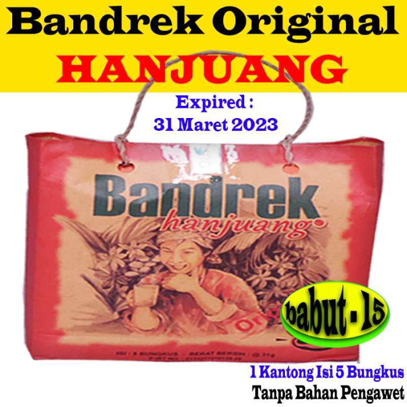 Jual Bandrek HANJUANG Original Kemasan Kantong Kertas Minuman Rempah ...