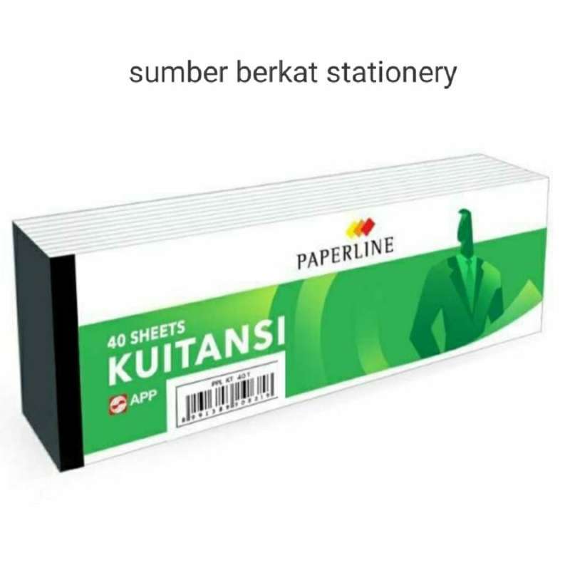 Jual Buku Kwitansi Kecil Paperline - Buku Kuitansi Kecil Sidu KT-40M - Hijau di Seller Sumber ...
