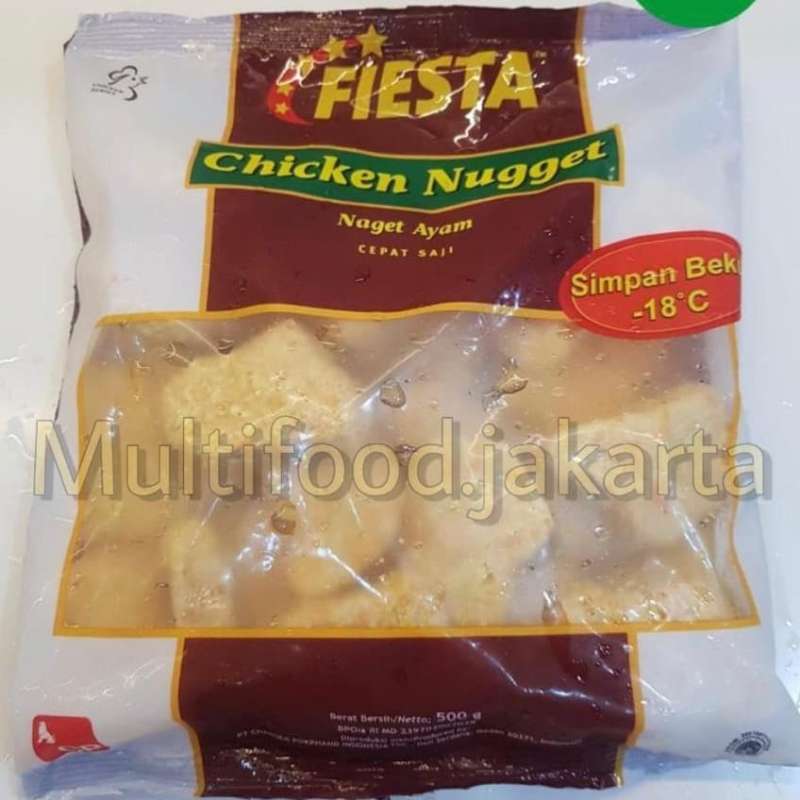 Jual CHICKEN NUGGET FIESTA 500GR / DAGING AYAM OLAHAN / NUGGET AYAM di ...