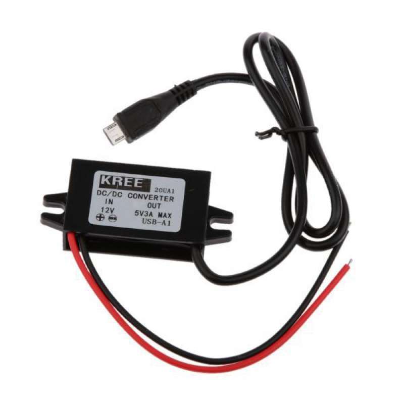 Promo 2x DC/DC Car Converter Module 12V-5V 15W with Micro USB Output ...