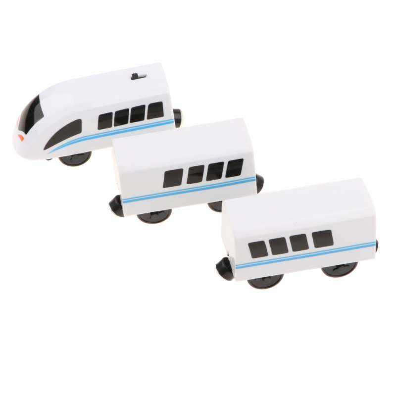 Promo Kids Electric Magnetic Small Locomotive Train Toy Set For ...