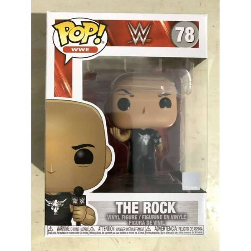 Jual Funko POP! WWE - The Rock with Microphone - Dwayne Johnson di ...