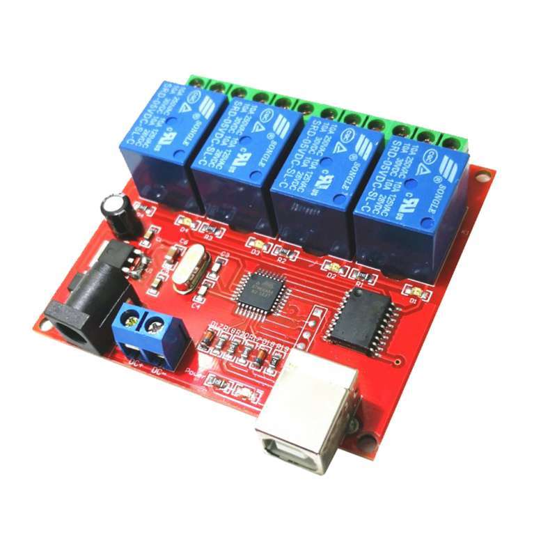 Jual Dc 5v 4 Channel Relay Module Computer Usb Control Switch Di Seller ...