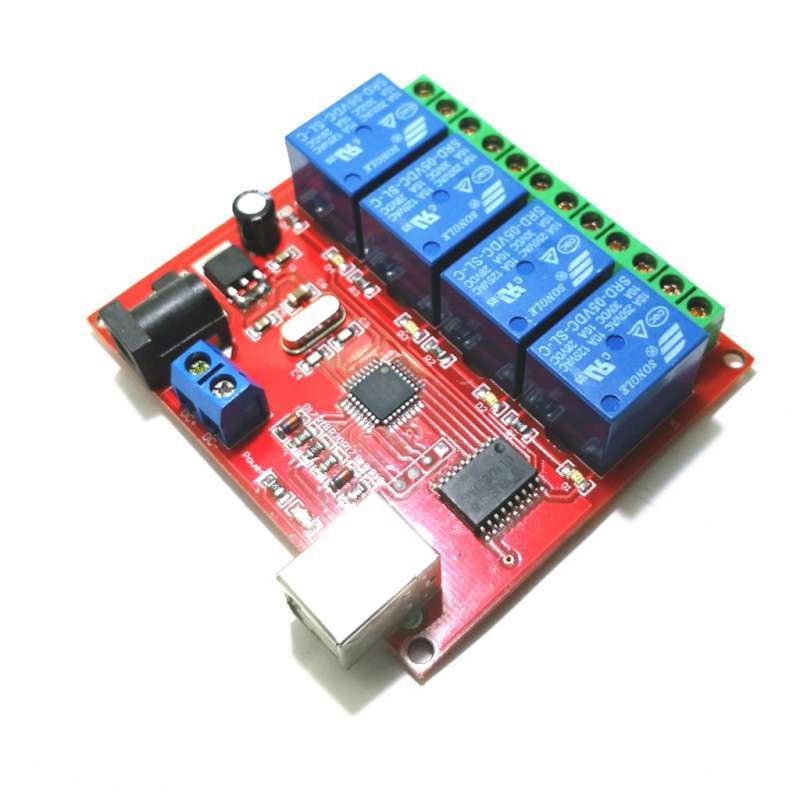 Jual Dc 5v 4 Channel Relay Module Computer Usb Control Switch Di Seller ...