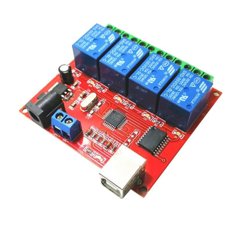 Jual Dc 5v 4 Channel Relay Module Computer Usb Control Switch Di Seller ...