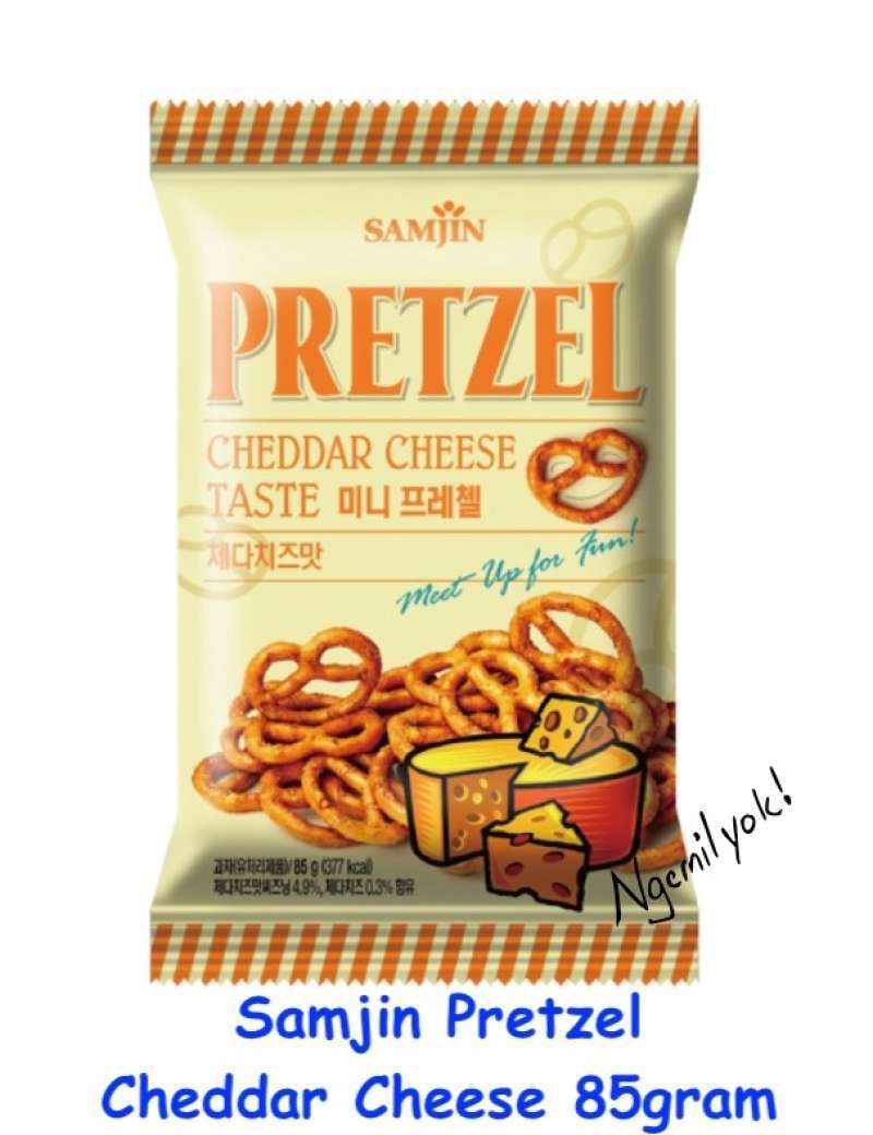 Jual Samjin Pretzel Cheddar Cheese di Seller Ngemil Yok - Kebon Kosong ...