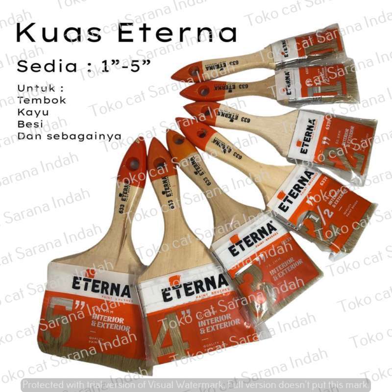 Jual Kuas Eterna 5 Inch Original Murah - Harga Diskon Juli 2024 ...