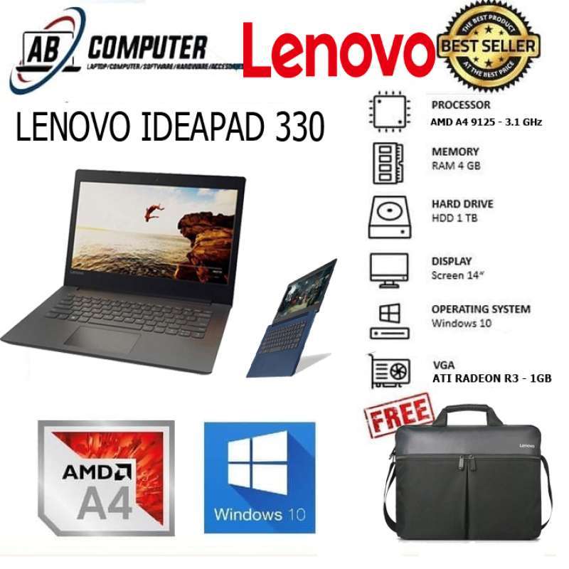 Jual LAPTOP LENOVO IDEAPAD 320 AMD A4-9120 RAM 4GB HDD 500GB WINDOWS 10 di Seller AB.COMPUTERPH2 ...