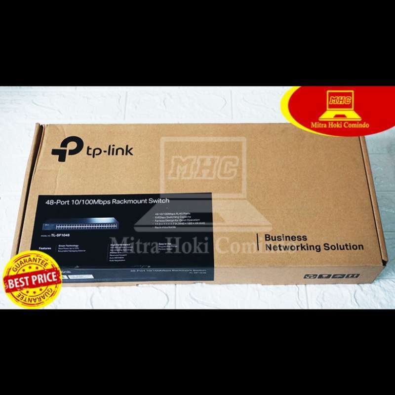 Jual Tplink Rackmount Switch Hub 48 Port 10/100mbps Tl-sf1048 Di Seller ...
