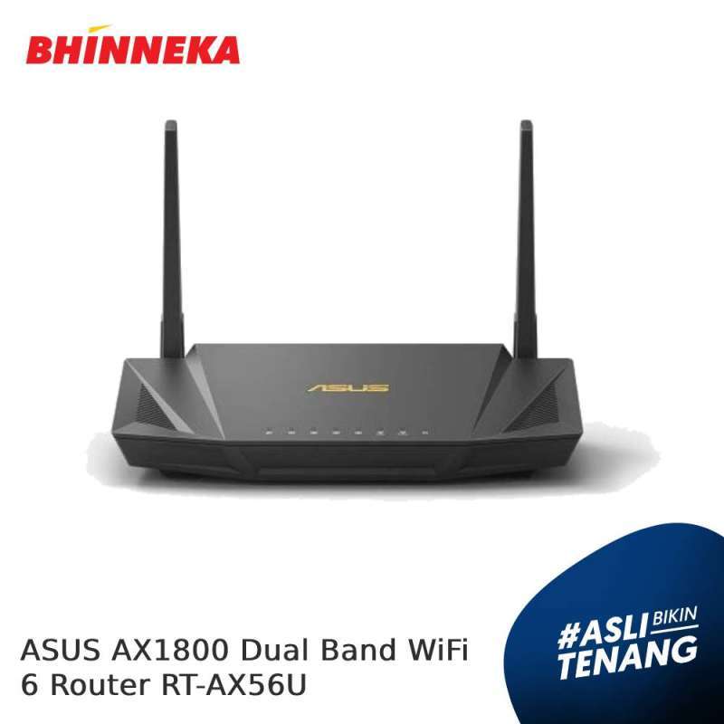 Jual ASUS AX1800 Dual Band WiFi 6 Router RT-AX56U di Seller Bhinneka ...
