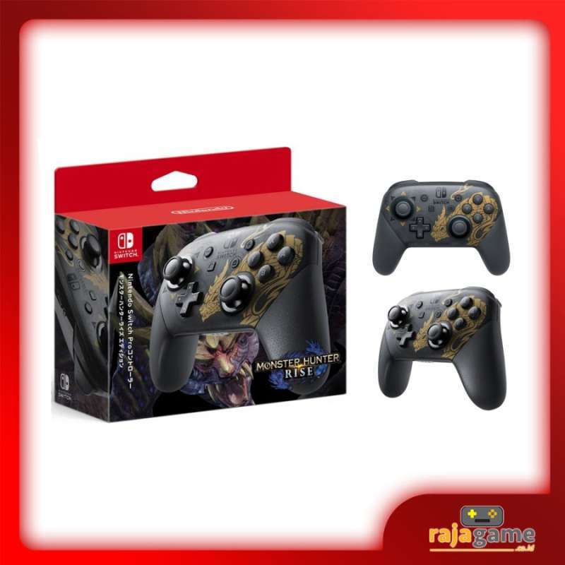 Jual Pro Controller Nintendo Switch Monster Hunter Rise Edition di ...
