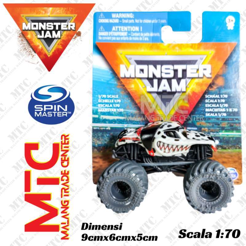 Jual Mainan Mobil Truk Monster Jam Spin Master Skala 70 - Monster Mutt ...
