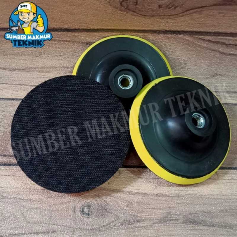 Jual Piringan Amplas Tatakan Hamplas Velcro Gerinda Gurinda 4 inch di ...
