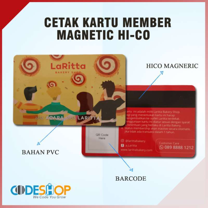 Jual JASA CETAK KARTU MEMBER DENGAN MAGNETIC SWIPE | CETAK MEMBER CARD ...