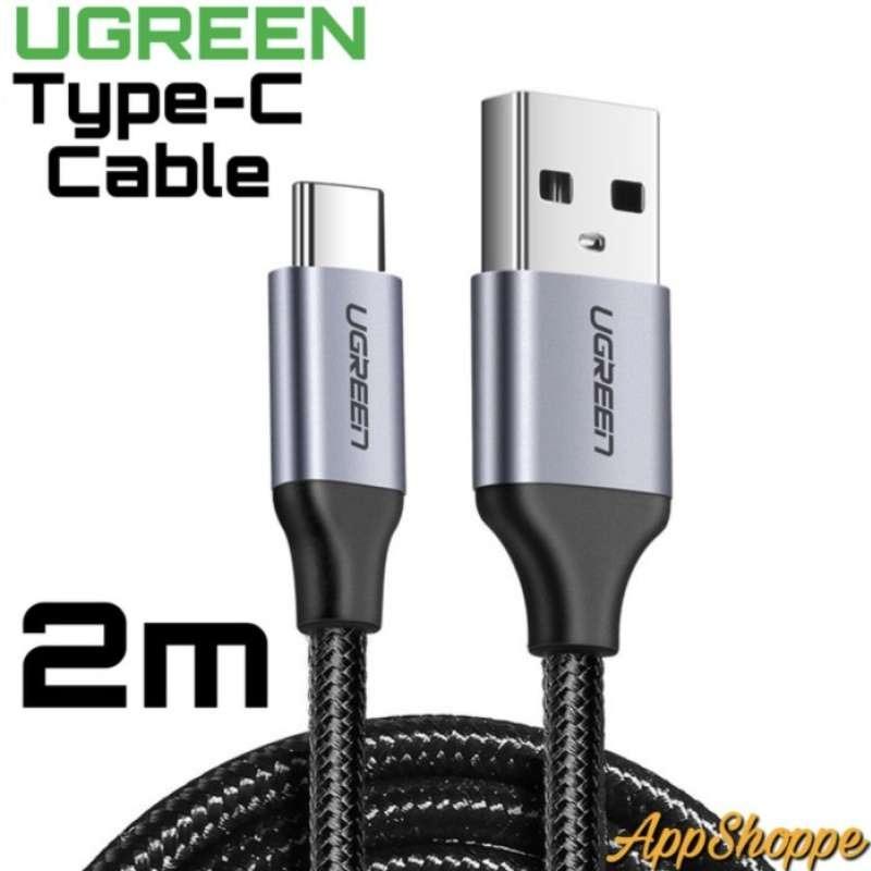 Jual Ugreen 2m Type C 3A Cable Fast Charging Nylon Braided Data Kabel ...
