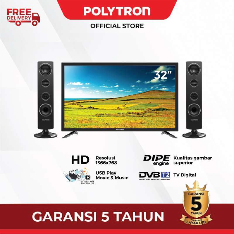 Jual POLYTRON Cinemax Digital LED TV 32 PLD 32TV1855 di Seller Polytron Official Store - Pasir ...