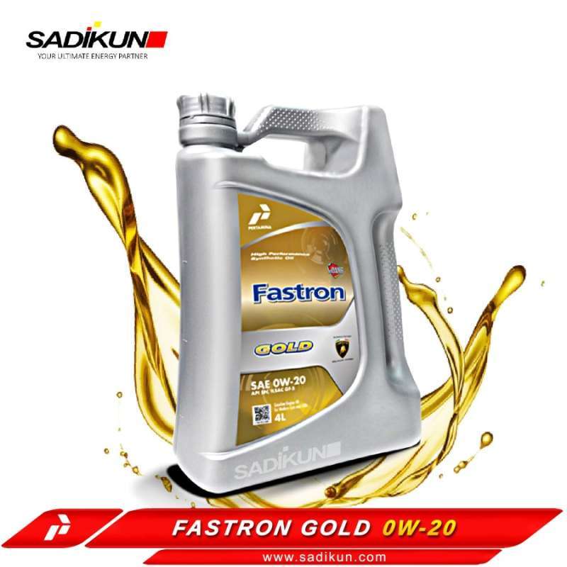 Promo Pertamina Fastron Gold Sae 0W-20 Api Sn-Gf-5 Oli Mobil [4 Liter ...