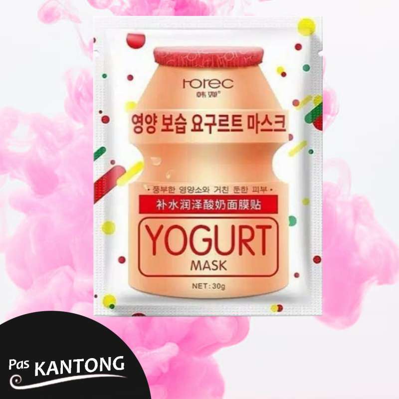 Jual ROREC YOGURT MASK / MASKER WAJAH YOGURT YAKULT ROREC di Seller Pas ...
