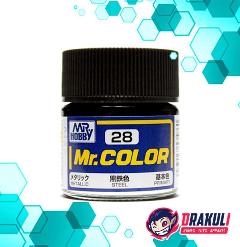 Jual Mr. Hobby Mr. Color Model Kit Paint - Steel C28 di Seller Drakuli ...