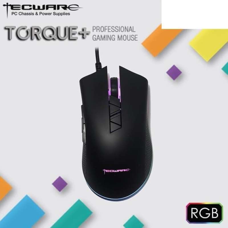 Promo Tecware TORQUE+ RGB Professional Gaming Mouse 10.000 DPI Diskon ...