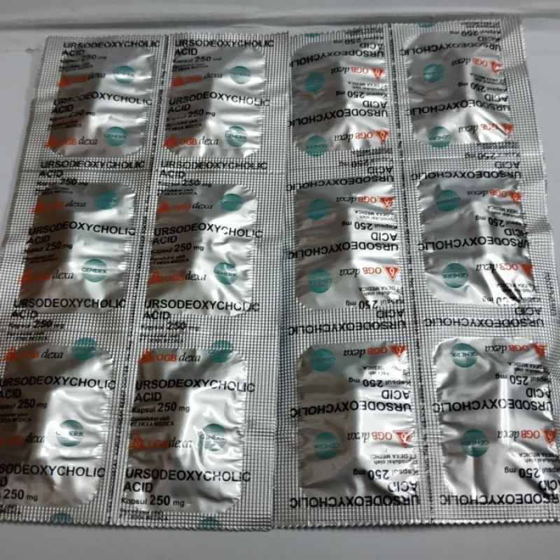 Jual Original Ursodeoxycholic 250mg Per Lembar Isi 6 Kapsul di Seller ...