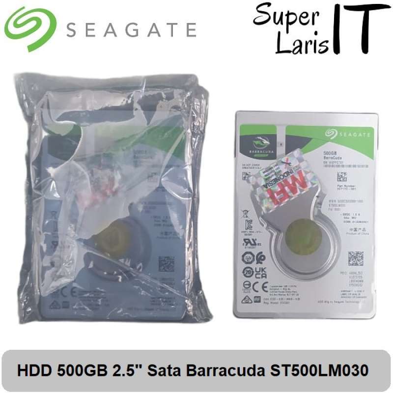Jual Hdd 500gb 2,5 Sata Seagate Barracuda St500lm030 - Resmi Di Seller ...