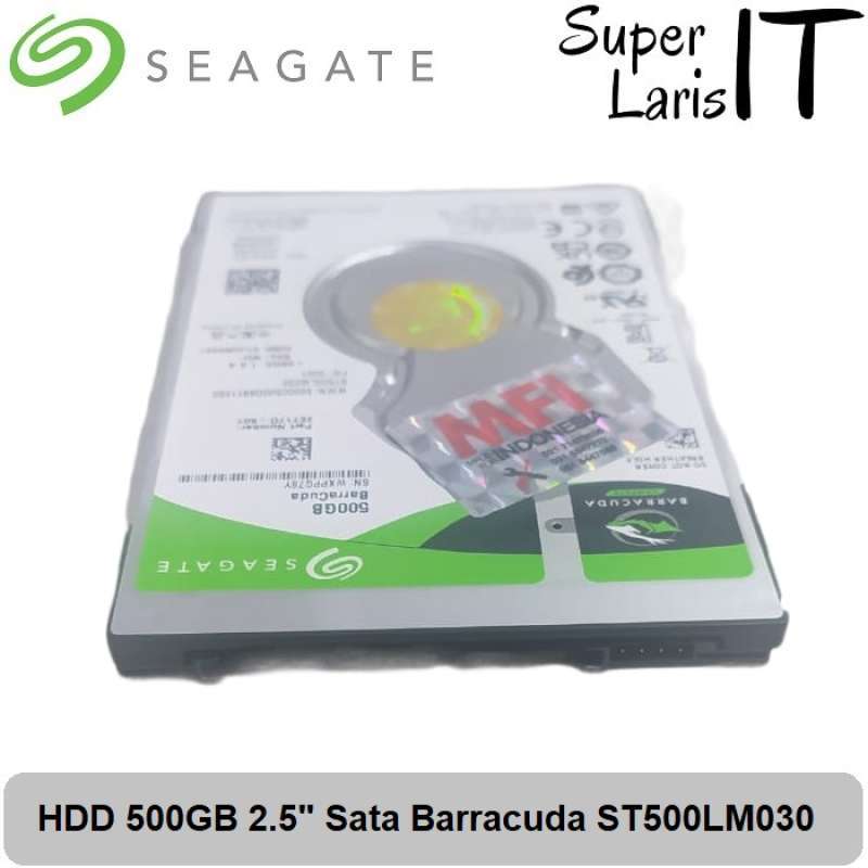 Jual Hdd 500gb 2,5 Sata Seagate Barracuda St500lm030 - Resmi Di Seller ...