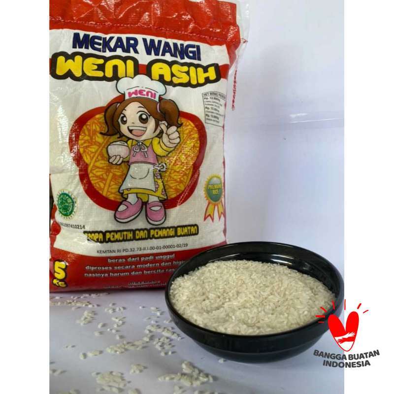 Promo WENIASIH PANDAN WANGI 5KG Diskon 3% di Seller Mekar Wangi Beras ...