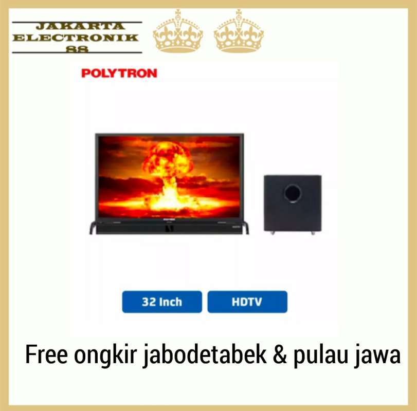 Jual POLYTRON LED TV 32 Inch HD - PLD32B1551 + Free SoundBar FREE ONGKIR JABODETABEK & PULAU ...