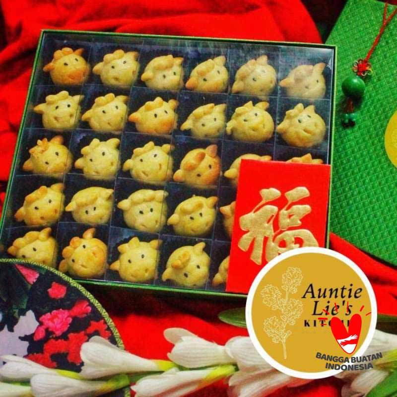 Jual Nastar Karakter Sapi Cow pineapple cookie Butter Wysman Wisman ...
