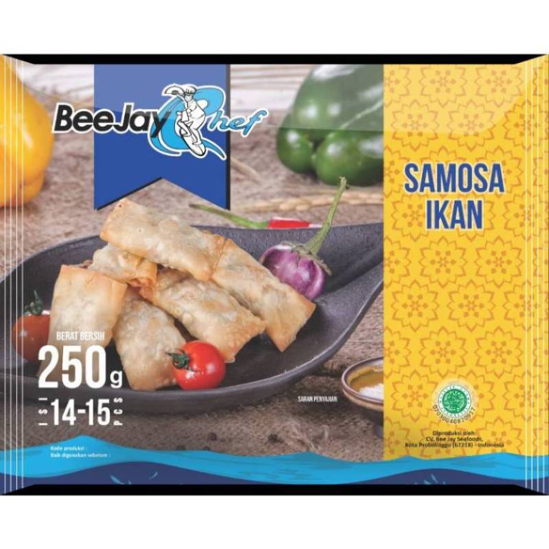 Jual Samosa Ikan Beejay Seafood Makanan Beku Frozen Food Siap Saji ...