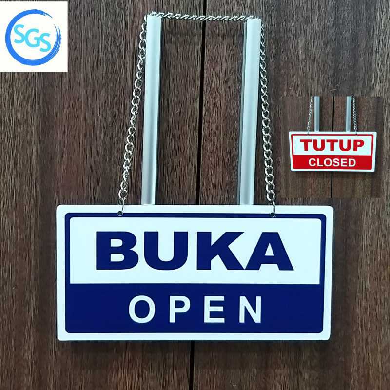 Jual Sign Buka Tutup Open Closed Signboard Akrilik Uv Print Di Seller