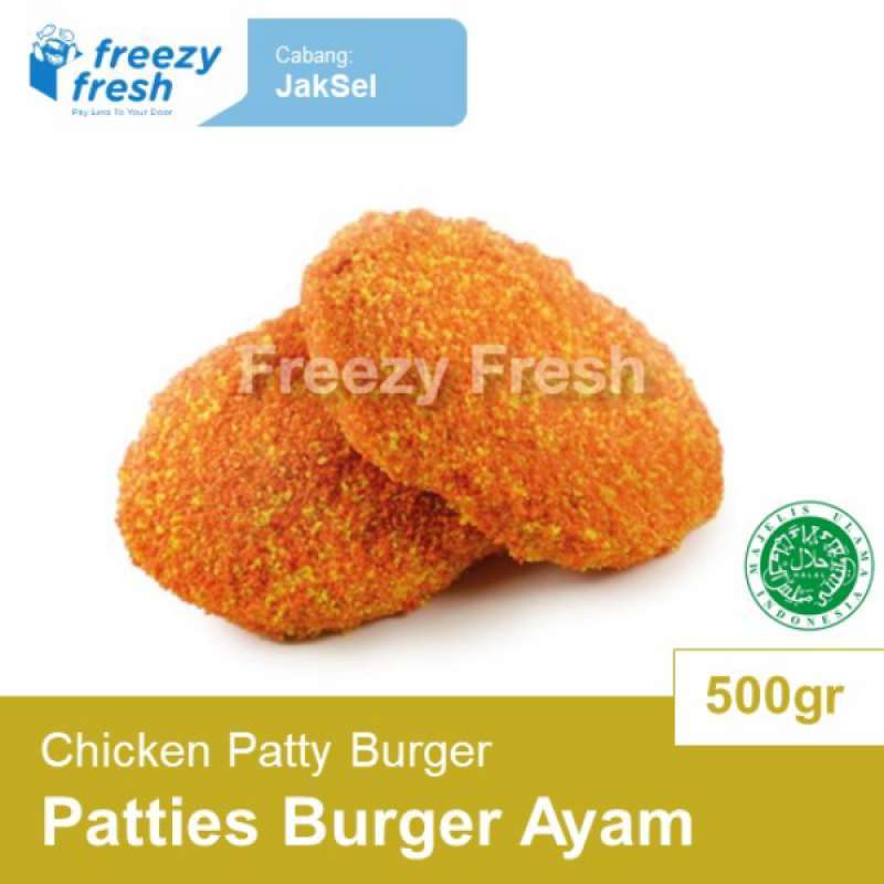 Jual Patties Ayam Burger Bulat / Chicken Patty Burger, by Perfectio di ...