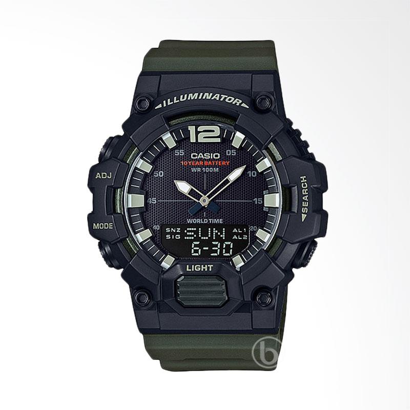 Promo CASIO Original Analog Digital Telememo Jam Tangan Pria - Black ...
