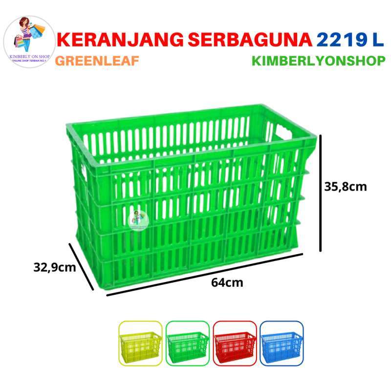 Promo Keranjang Industri Container Rak Piring 11 Inch 2219 L Green Leaf ...