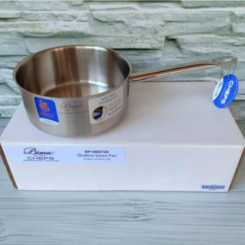 Jual Milk Pan Bima Chefs 20 Cm Panci Susu Bima Bp1900720 /shallow Sauce ...