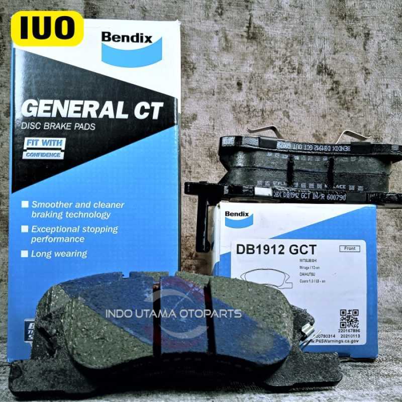 Jual Kampas Rem Mirrage Datsun Go Matic BENDIX Brake Pad DB 1912 GCT di Seller Indo Utama ...