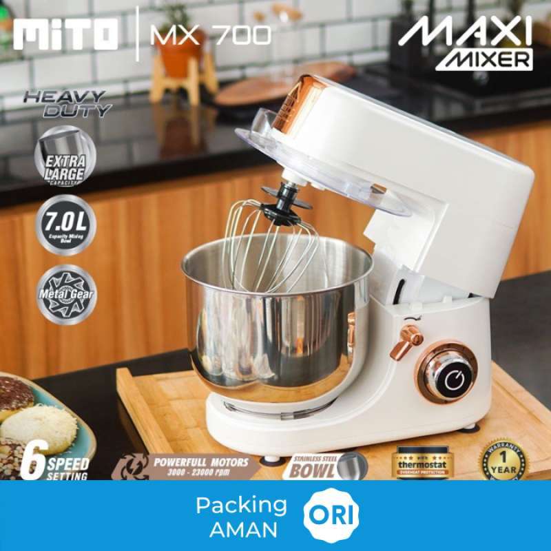 Jual Mixer MITO MX 700 Maxi Mixer MX700 Stand Mixer Kapasitas 7 Liter ...