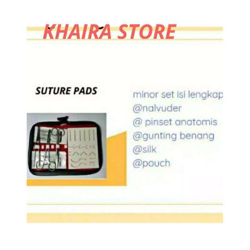 Jual Alat jahit luka /suture pad/hecting/alat bedah/minor set di Seller ...