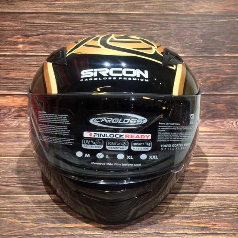 Jual Diskon Cargloss Sircon Cr Taichi Oni Gold | Helm Motor Full Face ...