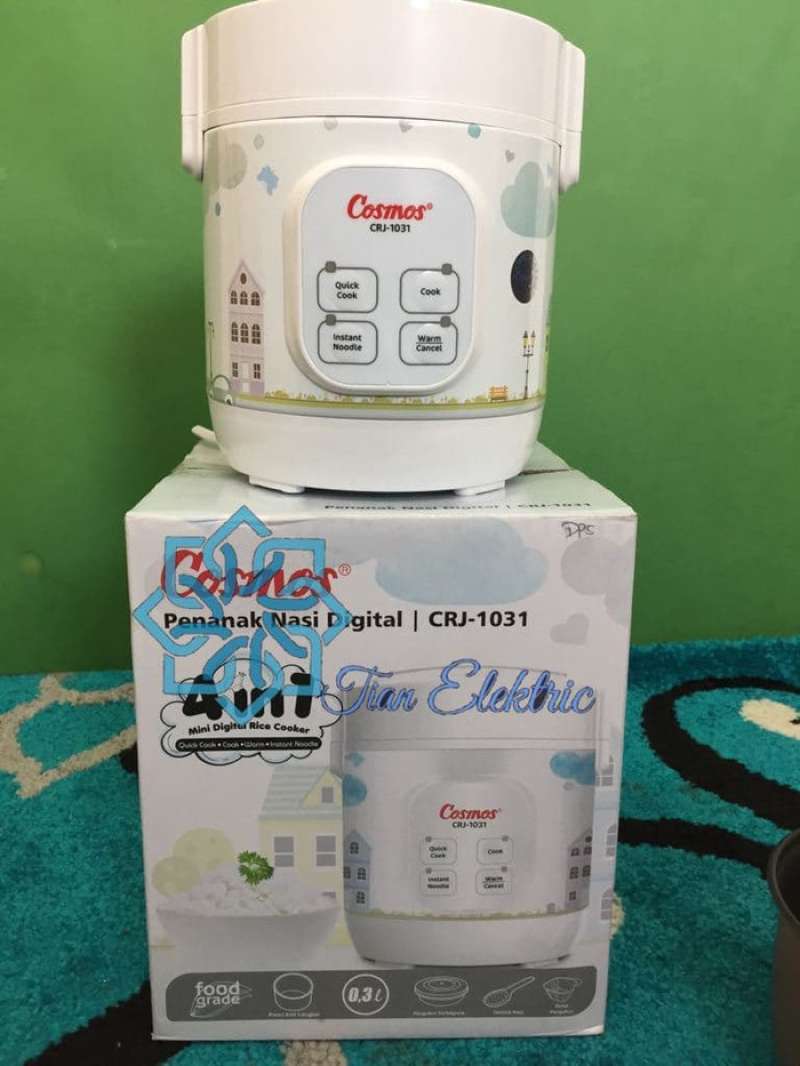 Promo COSMOS CRJ-1031 Mini Digital Rice Cooker - Penanak Nasi 03L ...