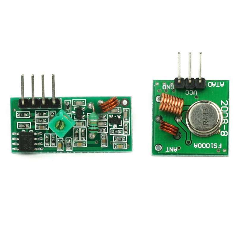 Jual 433 Mhz Rf Transmitter Receiver Wireless Module Original Murah ...